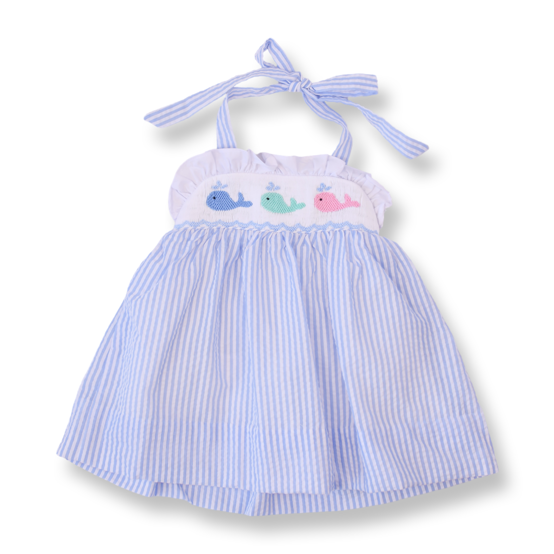 Pastel Whale Dress – Lillie & Lilah